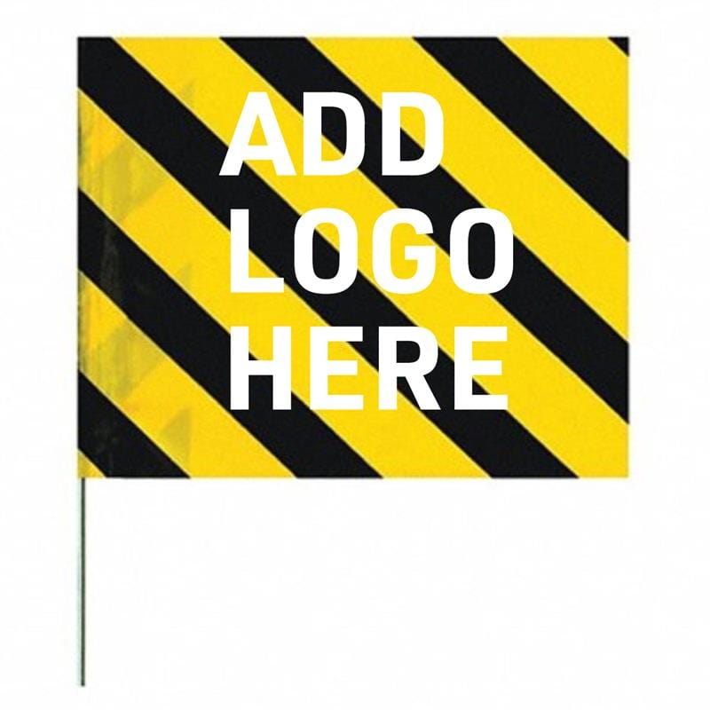 Custom 4" x 5" Patterned Vinyl Flags | 1,000 count | Gemplers