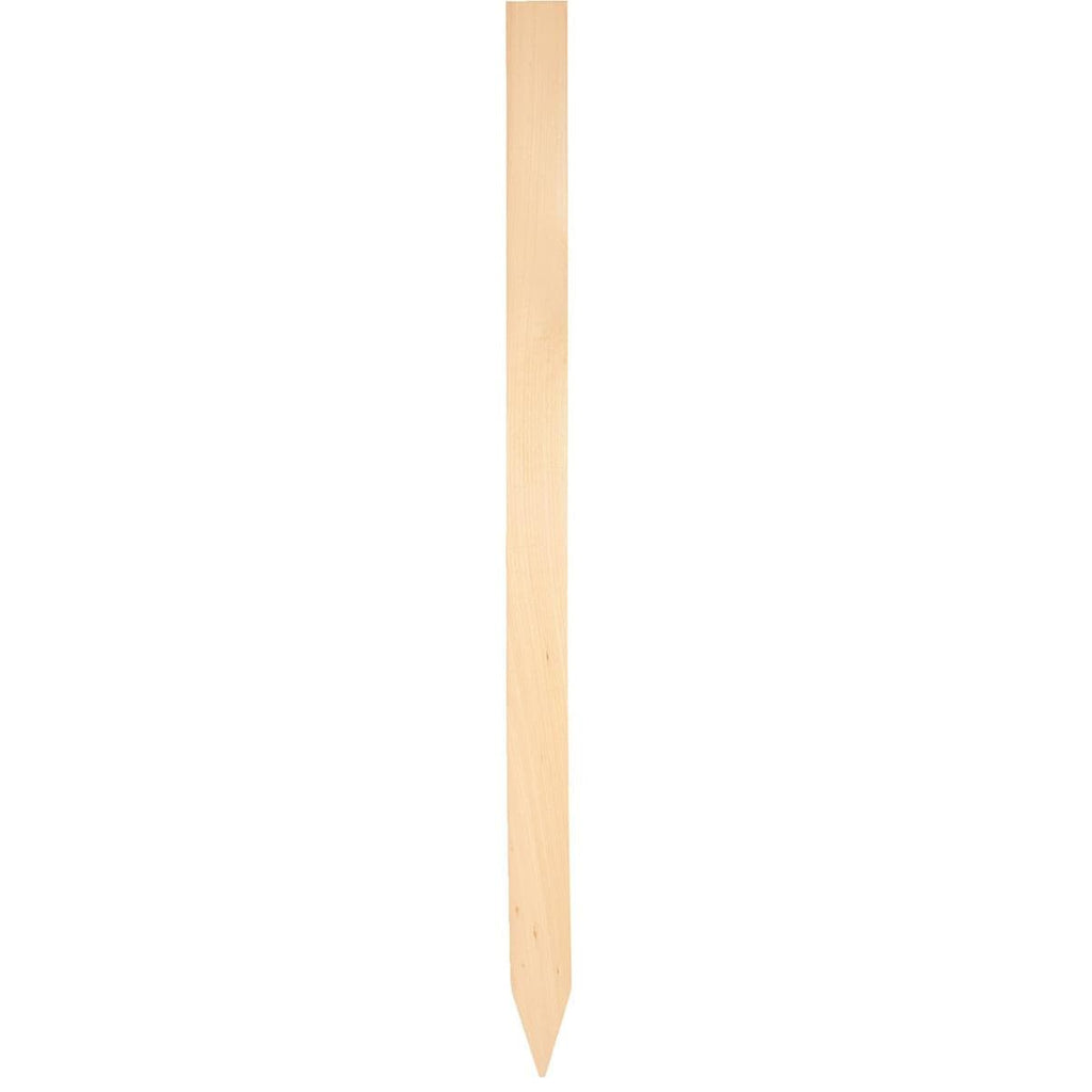 Bulk Natural Wood Marker Field Stakes | 1/4 in. Thick | 100 Pack | Gemplers