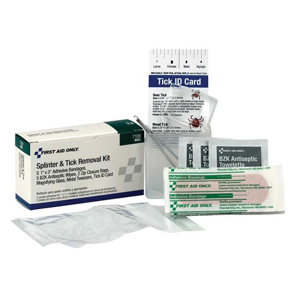 First Aid Only Splinter & Tick Removal Kit | Gemplers