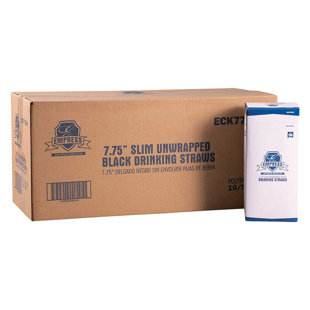 Empress Semi Slim Straw/Stirrer Unwrapped | 500 count | Gemplers