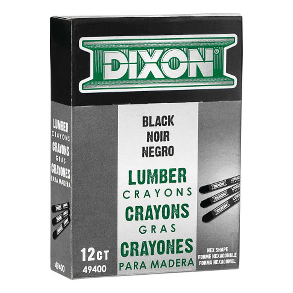 Dixon Industrial Lumber Crayons | 12 Pk | Gemplers