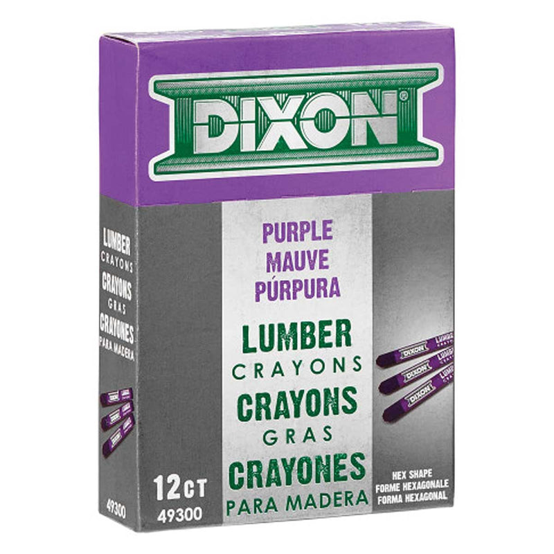 Dixon Industrial Lumber Crayons | 12 Pk | Gemplers