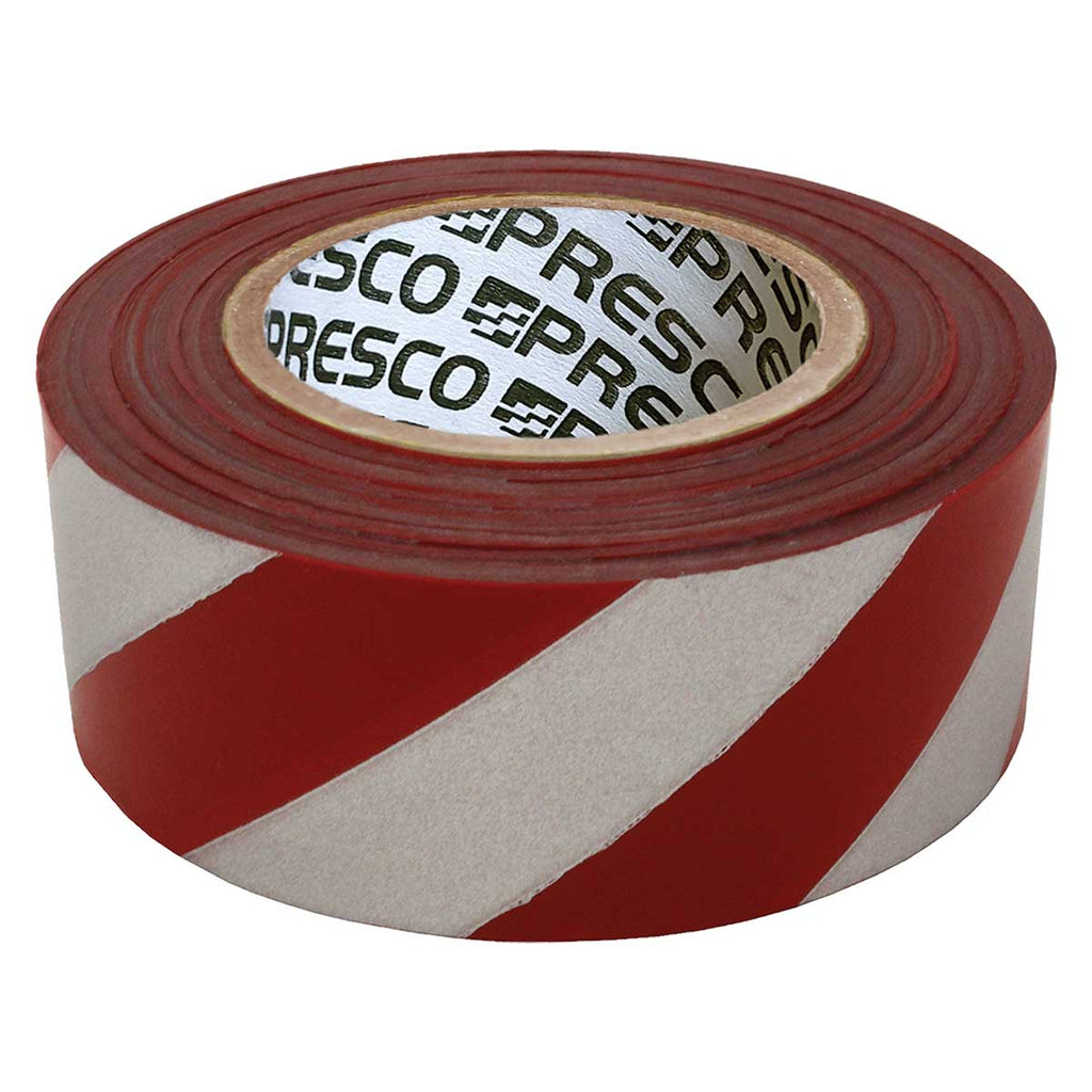 Presco Day/Night Flagging Tape, Red & Silver, 1-3/16" x 300' | Gemplers