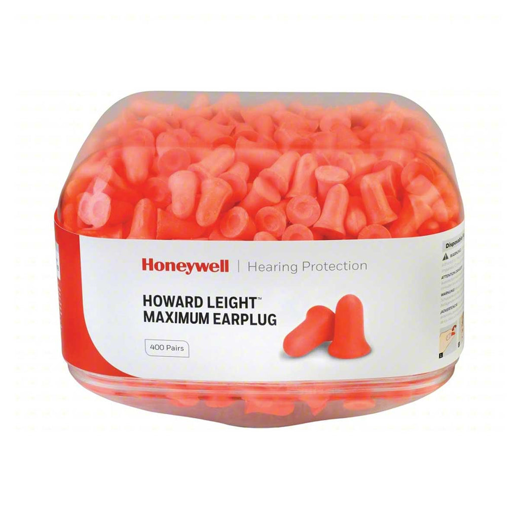 Honeywell Howard Leight MAXIMUM Earplug Canister Refill | 400 Pairs ...