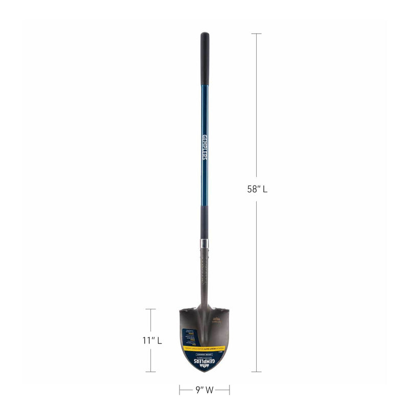 Round Point Shovel | Round Point Shovel with Fiberglass Handle GRP-F ...