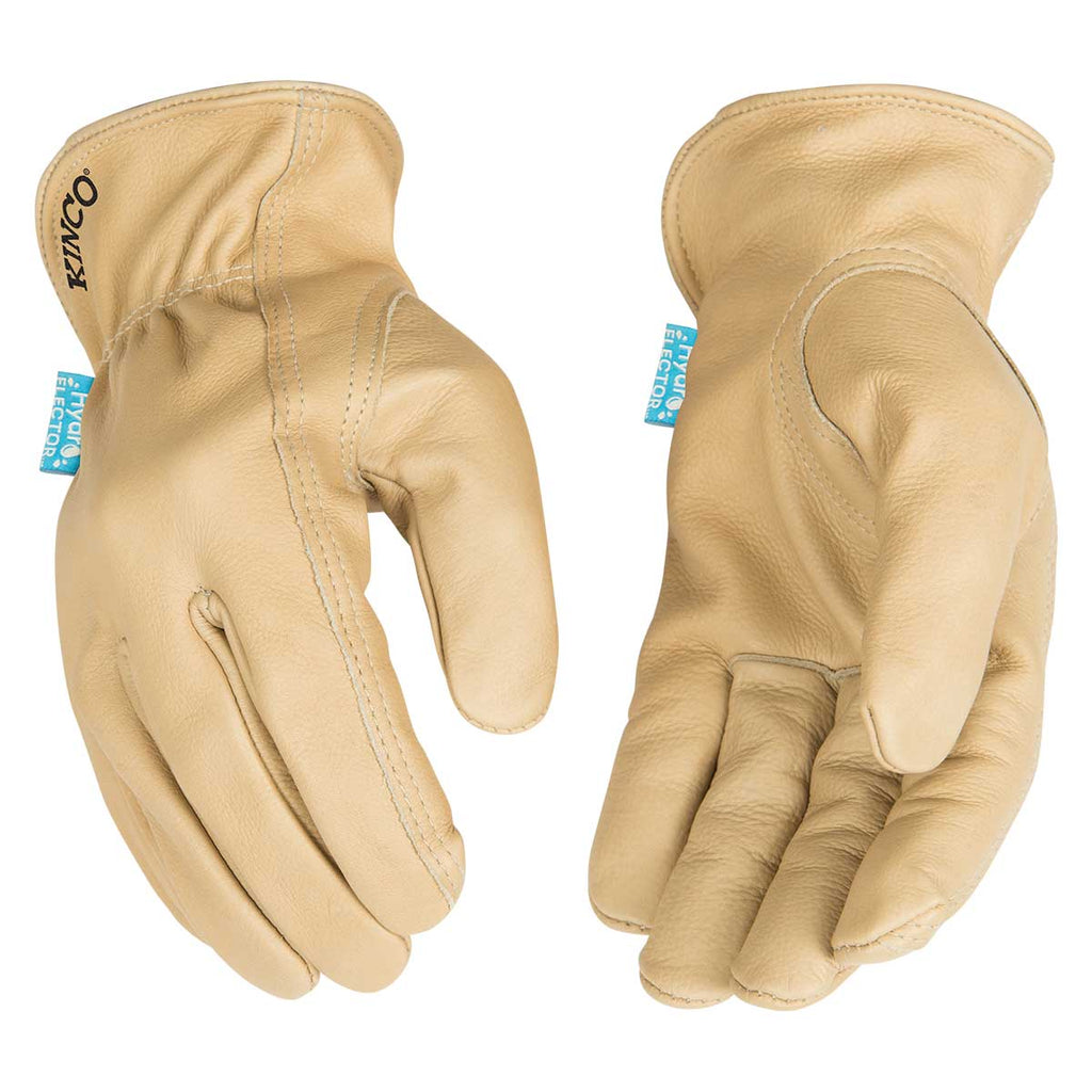 Kinco HydroFlector Water-Resistant Leather Driver Work Gloves | Gemplers