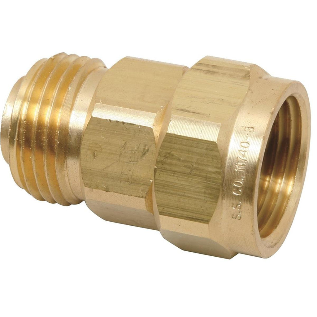 TeeJet Brass Hose Swivel, 3/4" FGHT x 3/4" MGHT | Gemplers