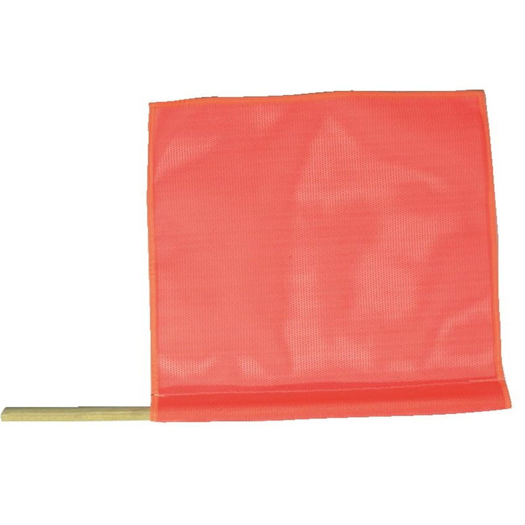 Blaze Orange Mesh Traffic Safety Flag SFKV18-30 | Gemplers