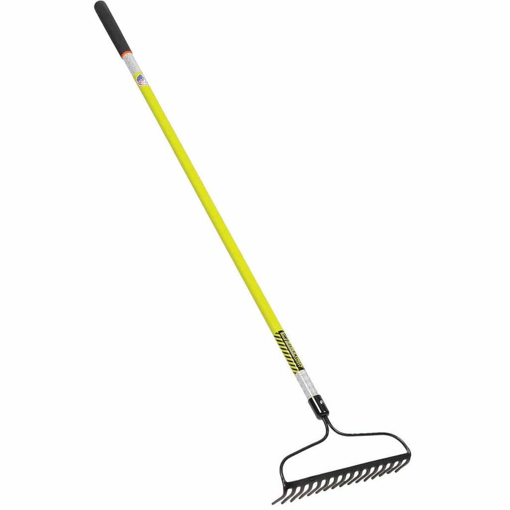 Structron 16"W Hi-Vis Bow Rake 49754 | Gemplers